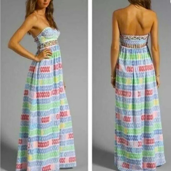 Mara Hoffman | Dresses | Mara Hoffman Strapless Maxi Dress | Poshmark